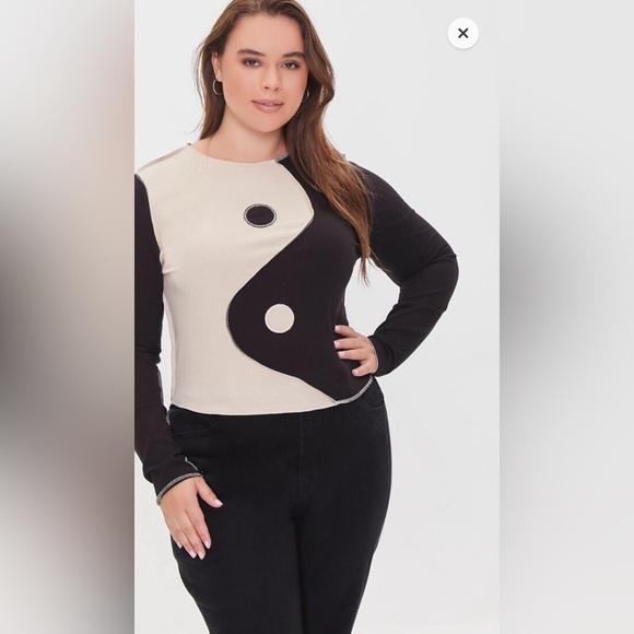 Forever 21 | Tops | Yin Yang Top | Poshmark
